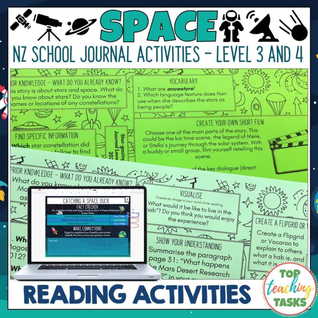 Space and the Solar System School Journal Set | Follow-Up Activities ...