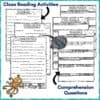 Ocean Creatures Reading Comprehension Activities for Year 3 - Top ...
