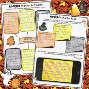 Halloween Reading Comprehension Passages and Activities - Print and ...