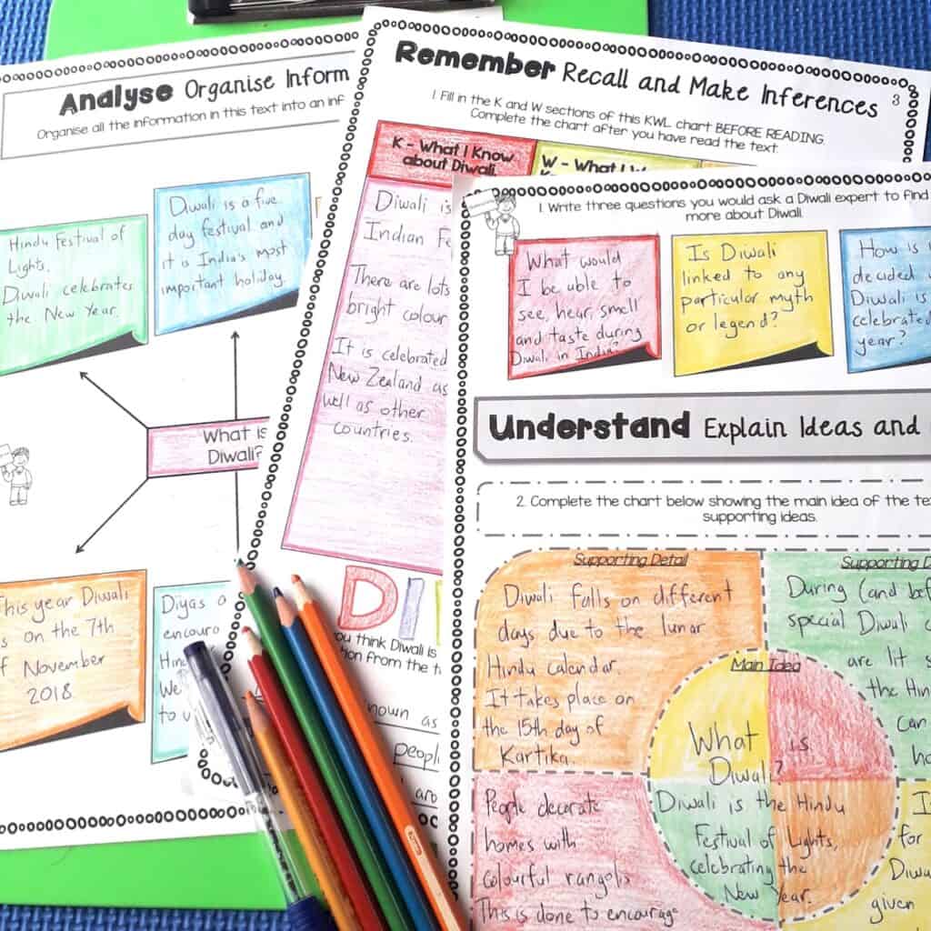 Diwali Reading Comprehension Passages and Questions - Top Teaching Tasks