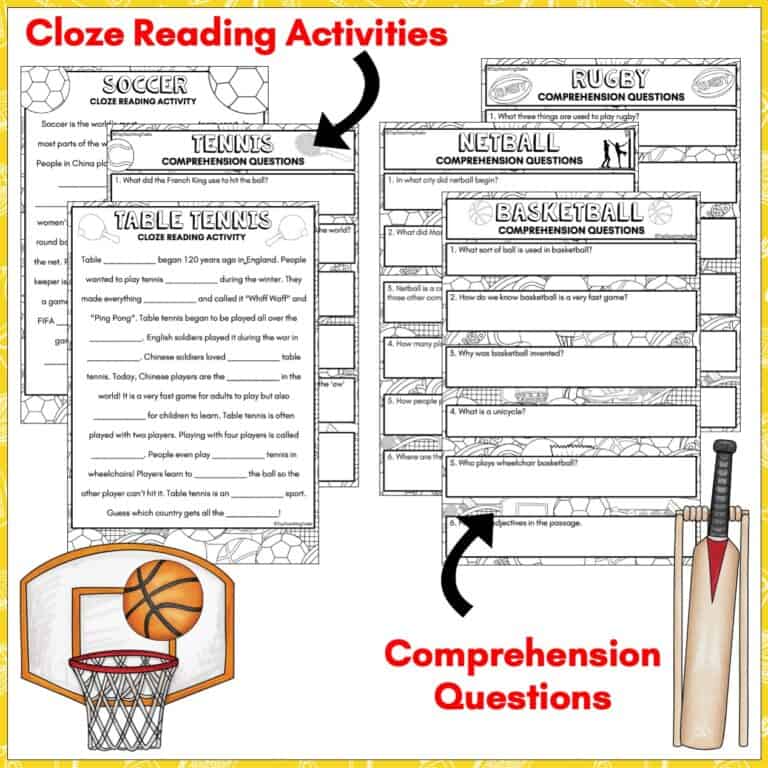 Sports Reading Comprehension Activities for Year 3 - Top Teaching Tasks