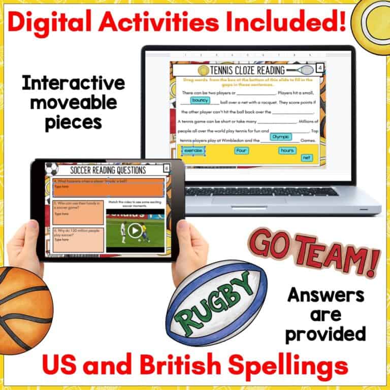 Sports Reading Comprehension Activities for Year 3 - Top Teaching Tasks