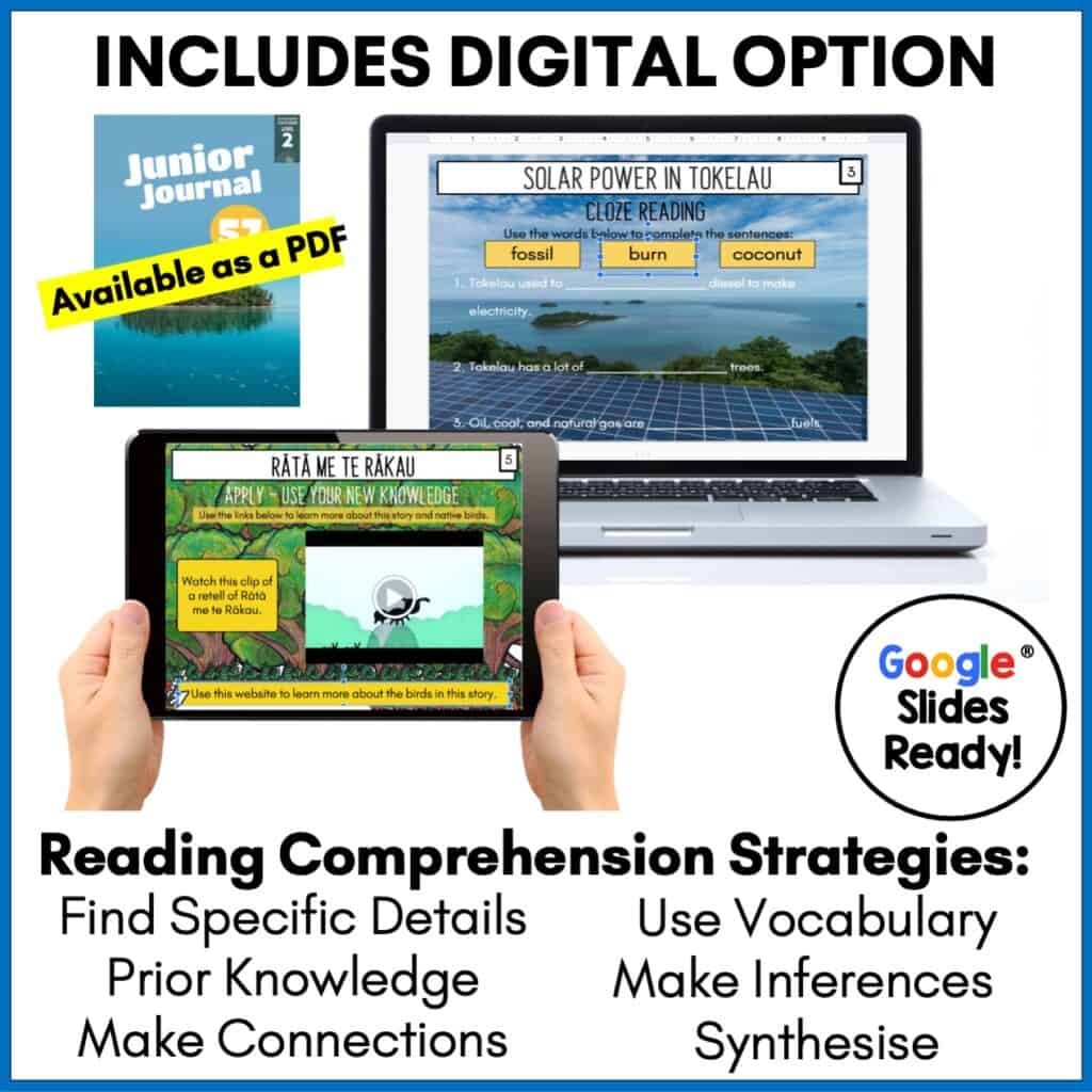 NZ Junior Journal 57 Activities and Lesson Plans Paper-based and ...