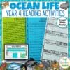 Ocean Animals Reading Comprehension Activities for Year 4 - Top ...