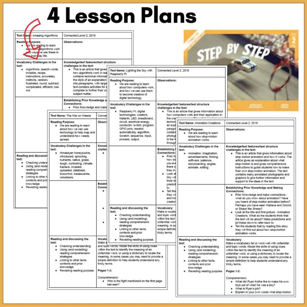 Connected Level 2 2018 Step by Step | NZ School Journal Activities ...