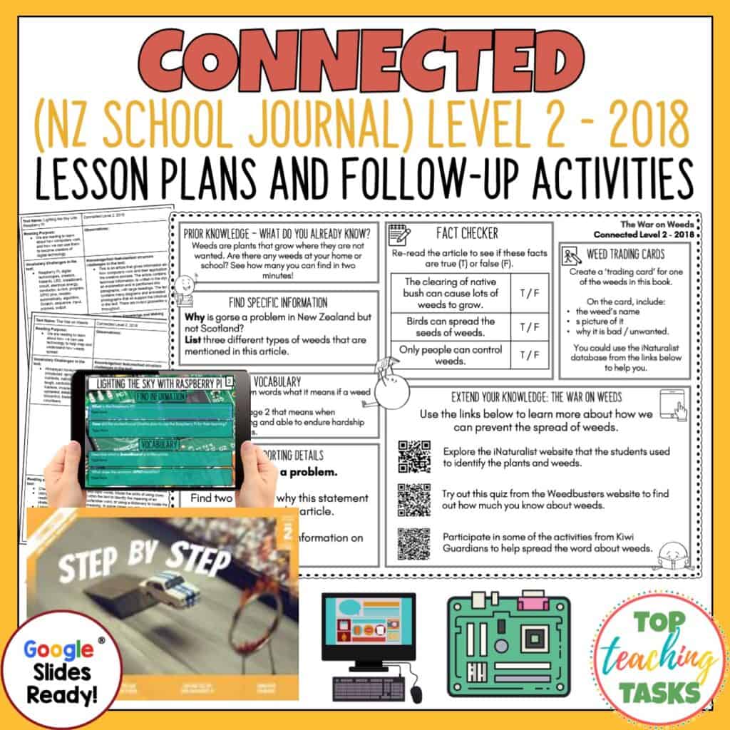 Connected Level 2 2018 Step by Step | NZ School Journal Activities ...