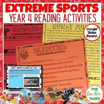 Extreme Sports Reading Comprehension Activities for Year 4 - Top ...
