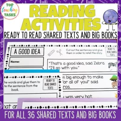 Ready to Read Activities for Shared Texts and Big Books | Junior ...