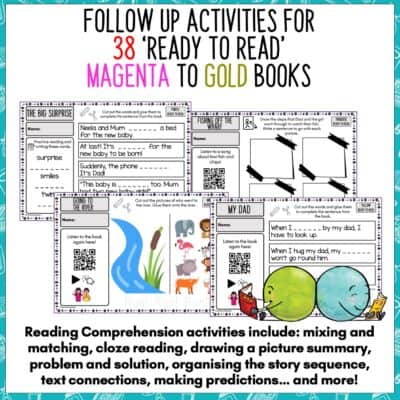 Ready to Read Activities for Magenta to Gold Bundle - Volume Two - Top ...