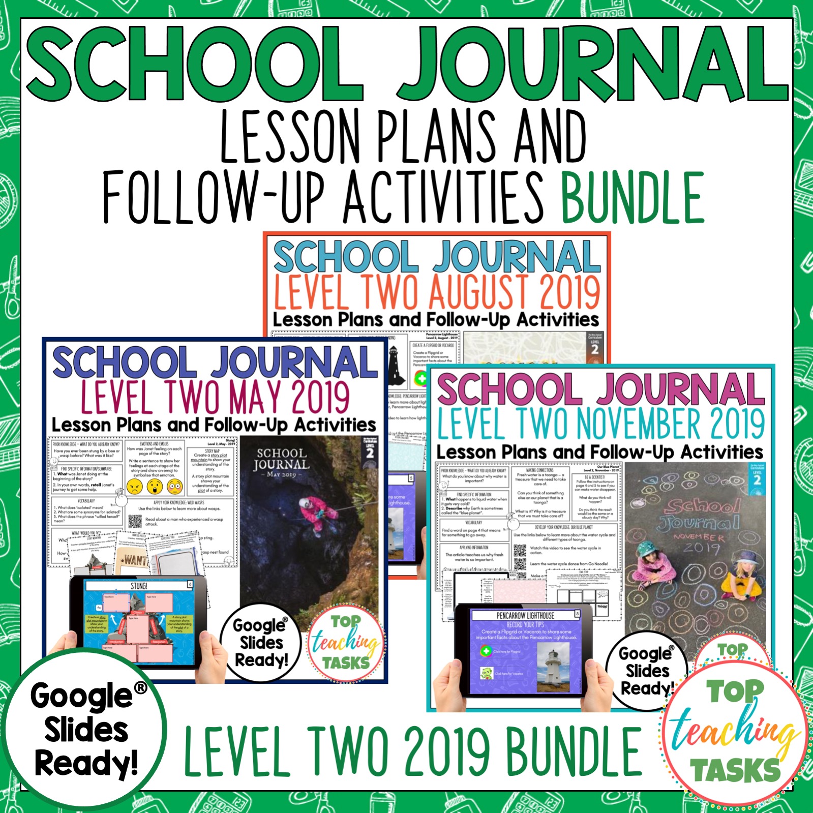 School Journal Level 2 2019 Activities Bundle | Paper-based and Digital ...