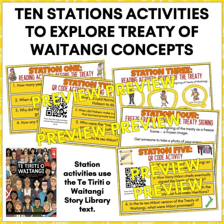 Treaty of Waitangi Stations Activities | Waitangi Day Collaborative ...