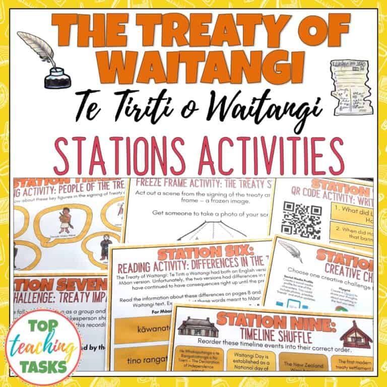 Treaty of Waitangi Stations Activities | Waitangi Day Collaborative ...