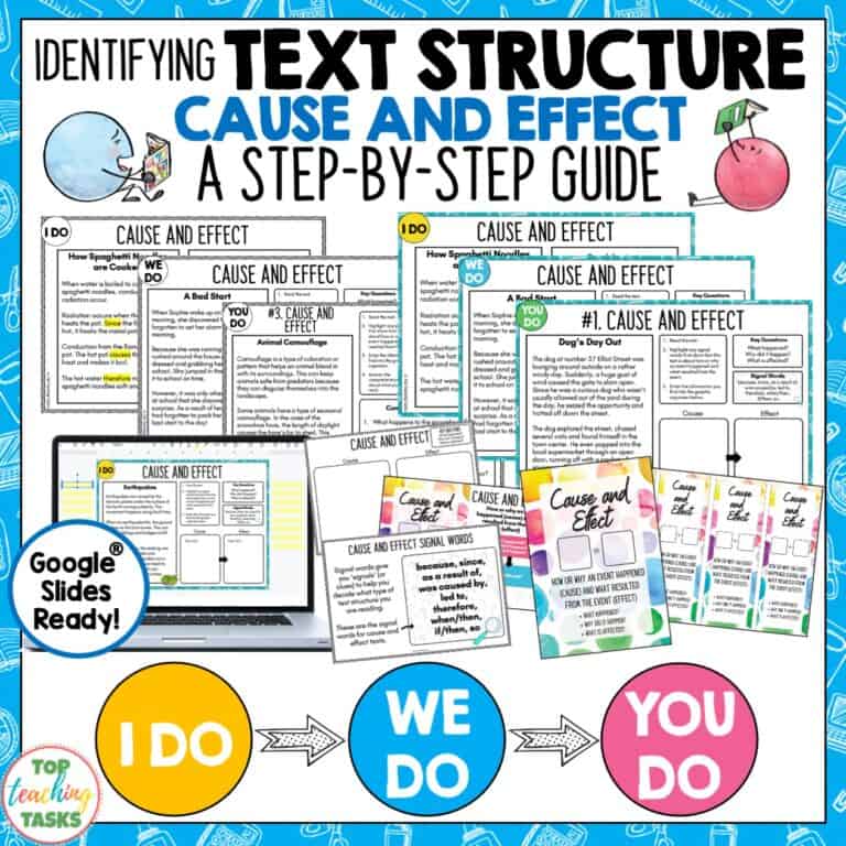 Identifying Nonfiction Text Structure Bundle - Top Teaching Tasks
