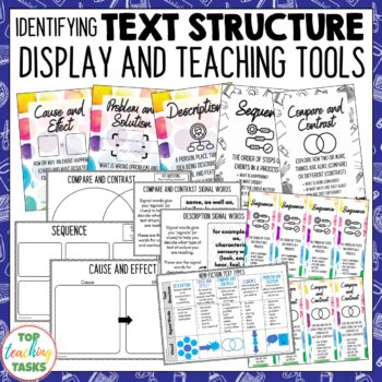 Identifying Nonfiction Text Structure Bundle - Top Teaching Tasks