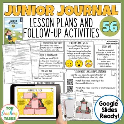 NZ Junior Journal 55 Activities and Lesson Plans Paper-based and ...