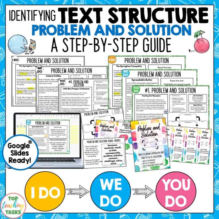 Identifying Nonfiction Text Structure Bundle - Top Teaching Tasks