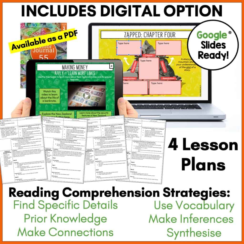 NZ Junior Journal 55 Activities and Lesson Plans Paper-based and ...