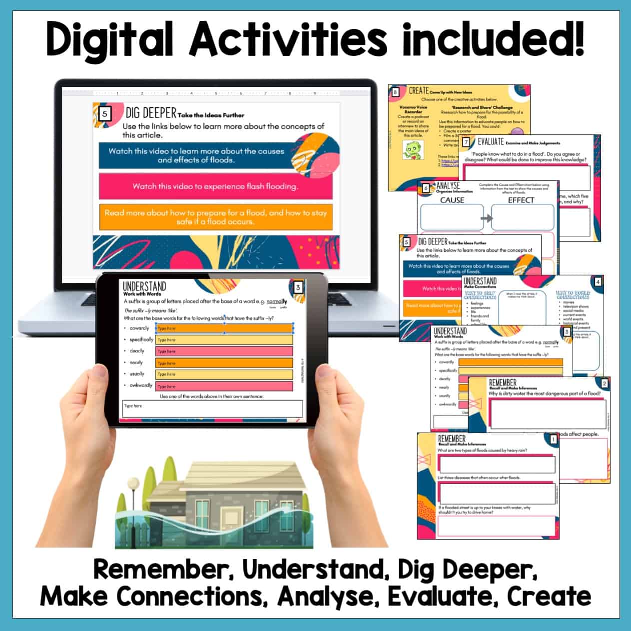 Floods Reading Comprehension Passages - Floods Reading Activities - Top ...