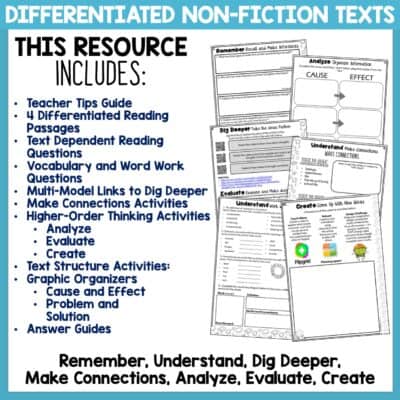 Earthquakes Reading Comprehension Passages and Questions - Top Teaching ...