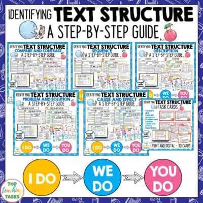 Identifying Nonfiction Text Structure Bundle - Top Teaching Tasks