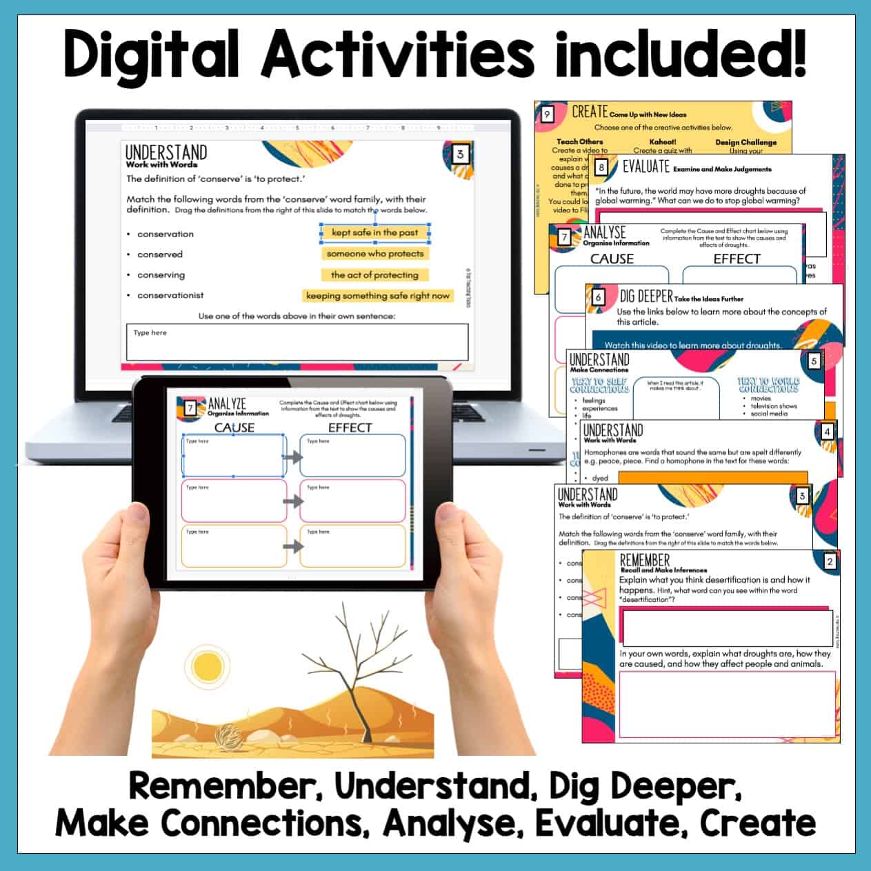 Droughts Reading Comprehension Passages - Droughts Reading Activities ...