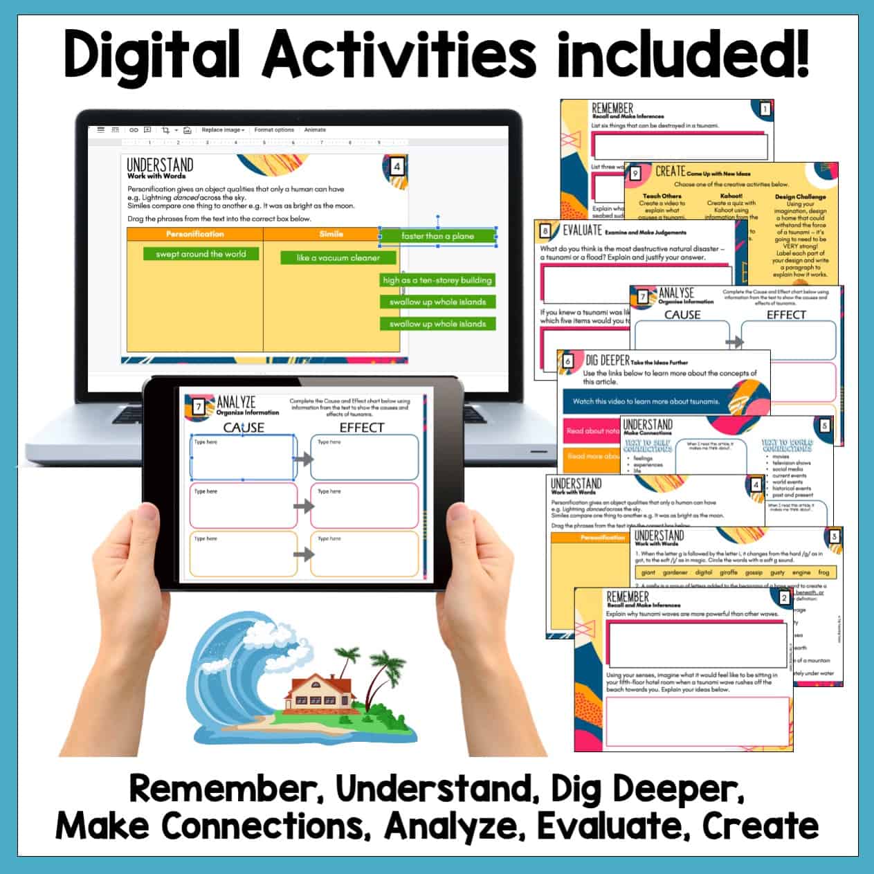 Tsunamis Reading Comprehension Passages - Tsunamis Reading Activities ...