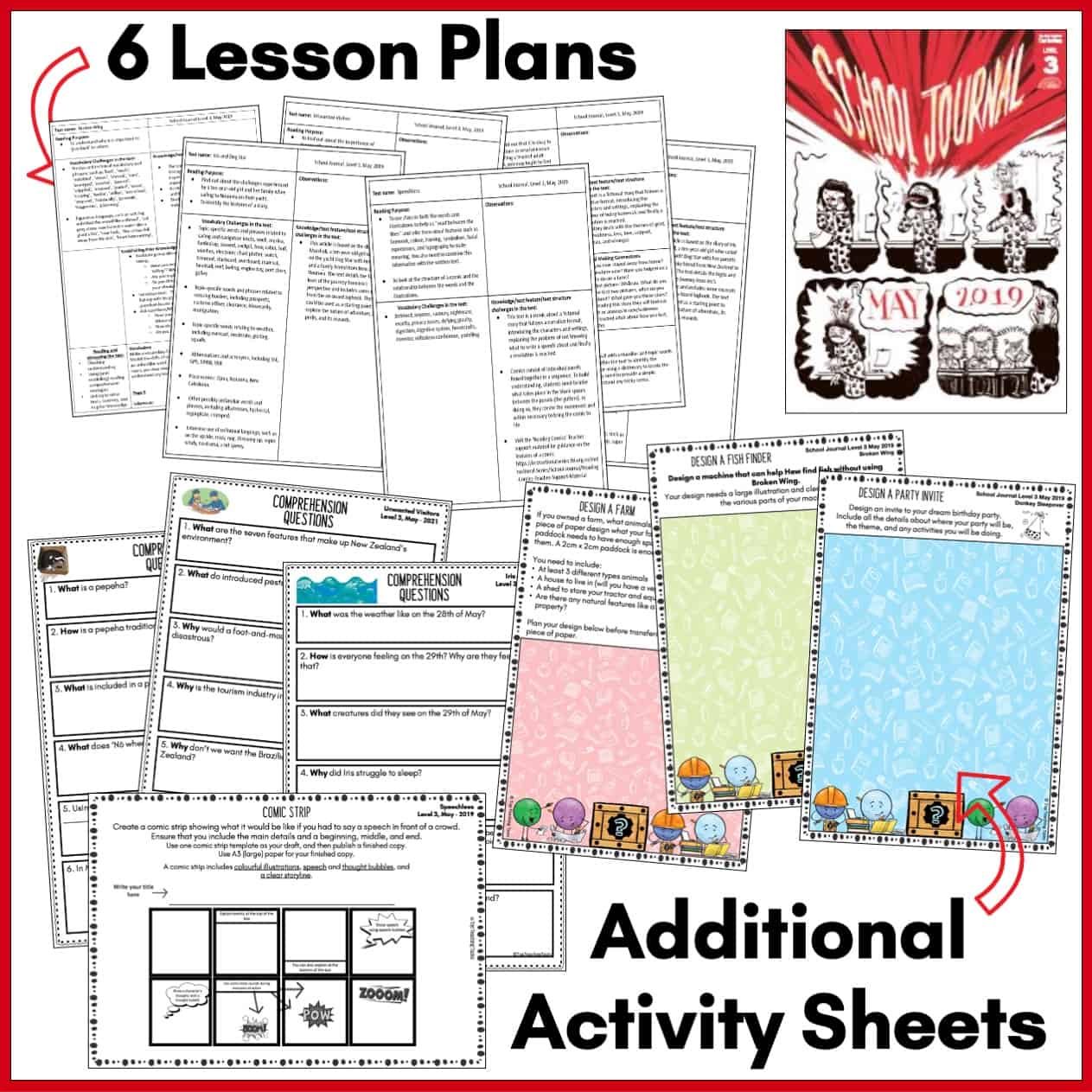 NZ School Journal Level 3 May 2019 Activities | Paper-based and Digital ...
