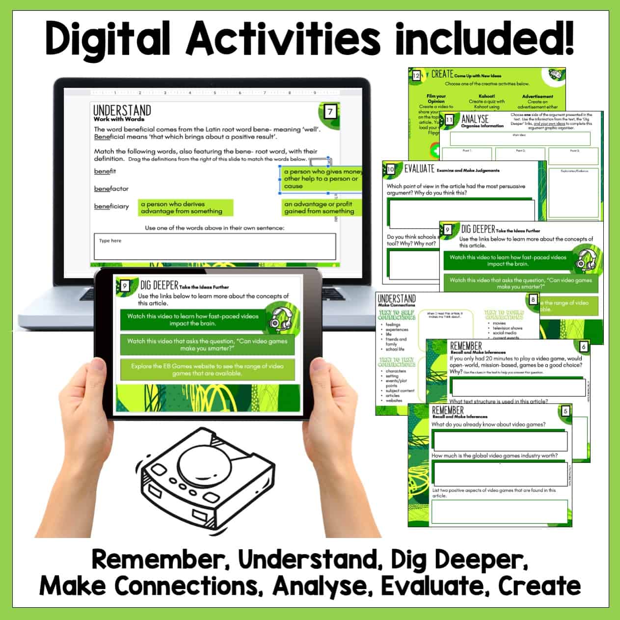 Video Games Argument Reading Comprehension Passages | Video Games ...