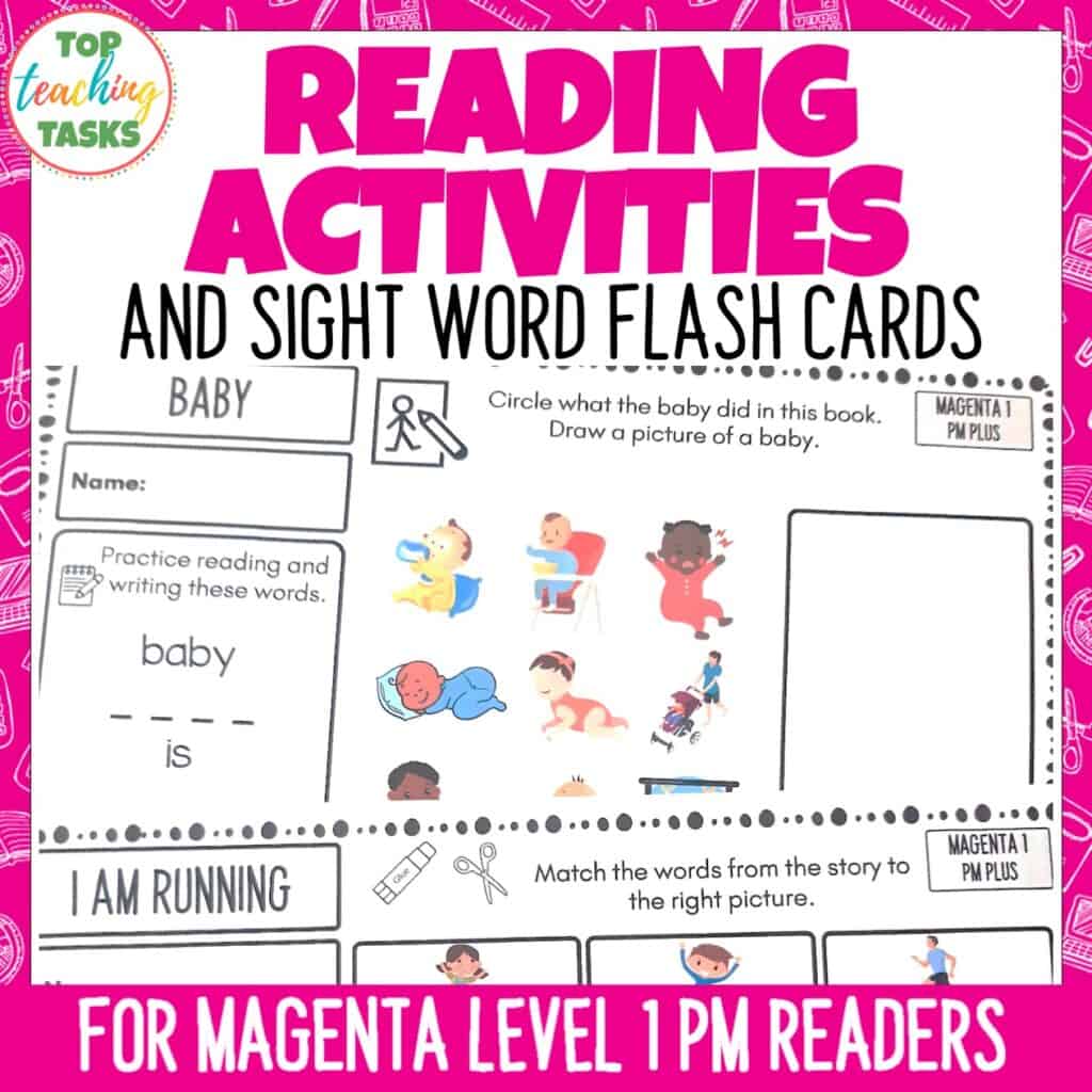 Red PM Reader Activities Level 3 - Top Teaching Tasks