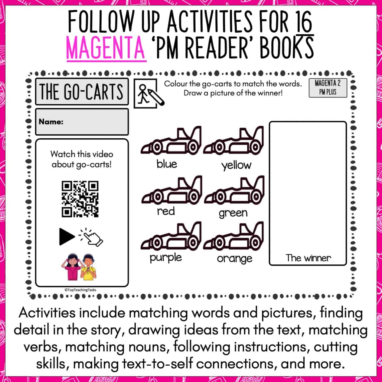 Red PM Reader Activities Level 3 - Top Teaching Tasks