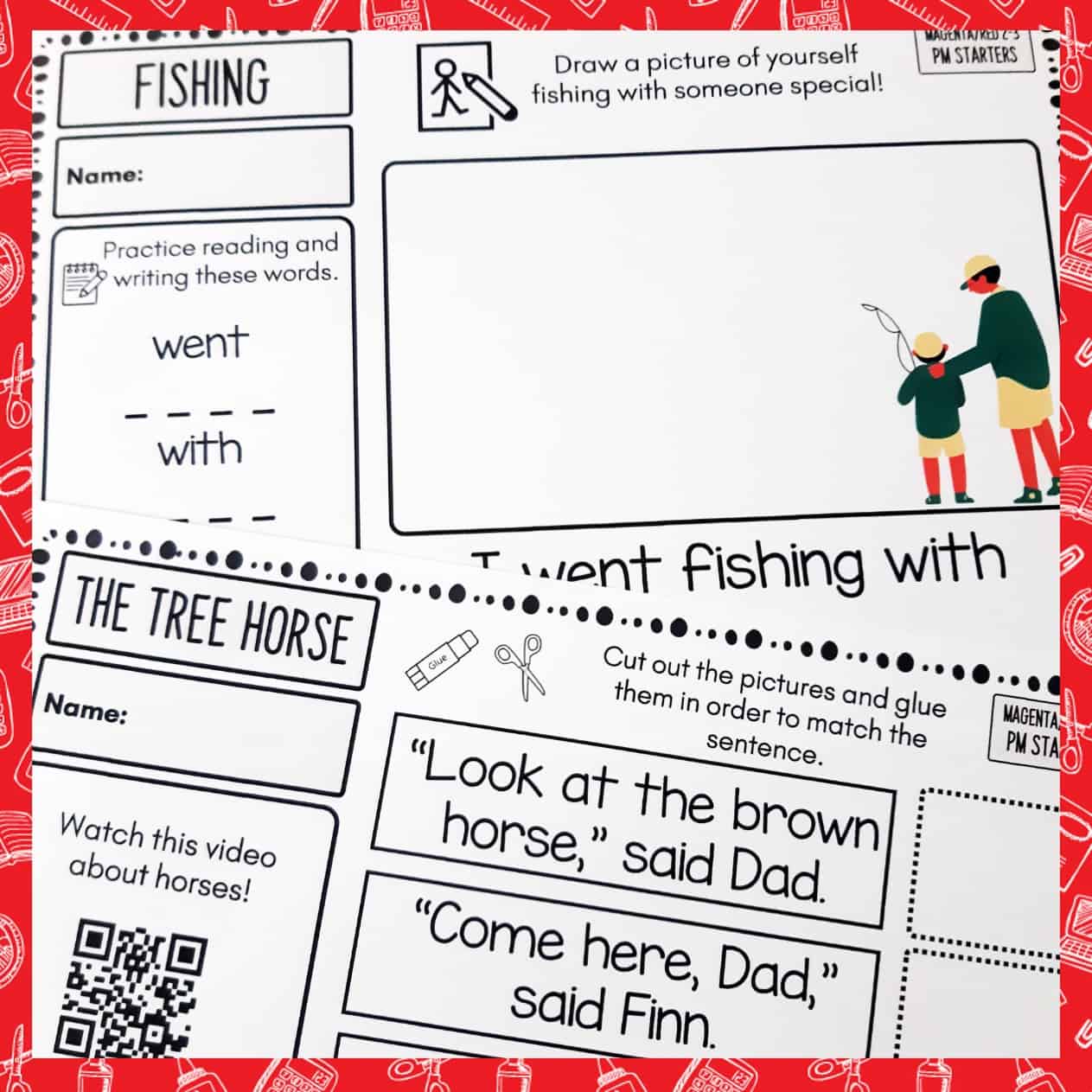 Magenta/Red Level 2-3 PM Reader Activities - Top Teaching Tasks