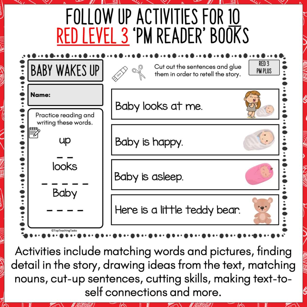 Red PM Reader Activities Level 4 | Junior Primary New Zealand - Top ...