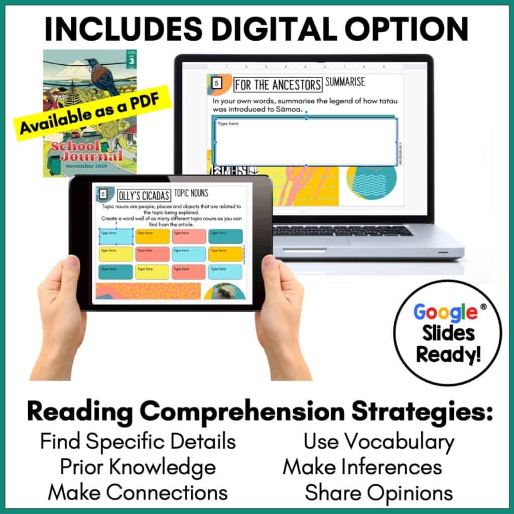 NZ School Journal Level 3 November 2019 Activities - Top Teaching Tasks