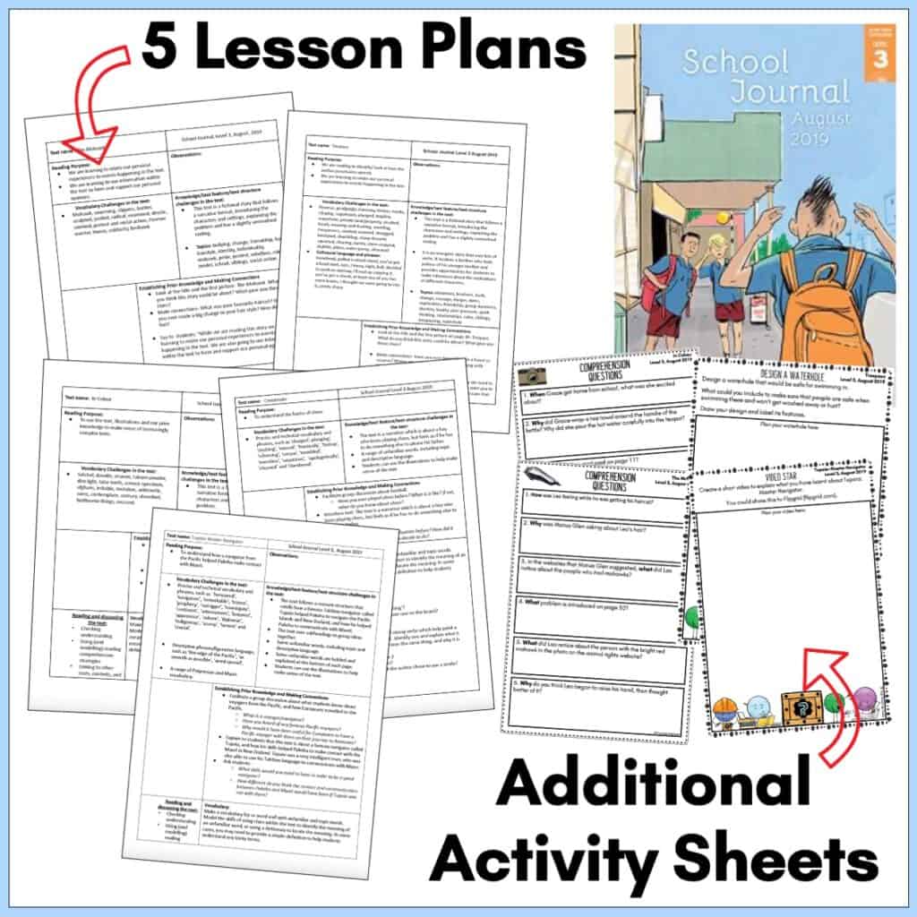 NZ School Journal Level 3 August 2019 Activities | Paper-based and ...