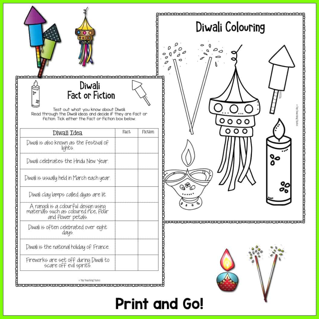 Diwali Festival of Lights Activity Pack - Top Teaching Tasks
