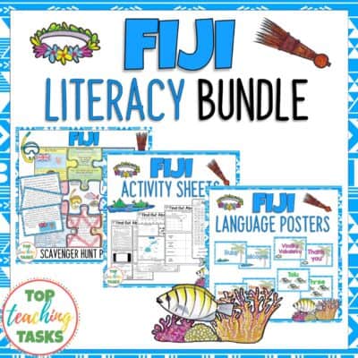 Fiji Reading Writing and Classroom Display BUNDLE | Pacific Islands ...