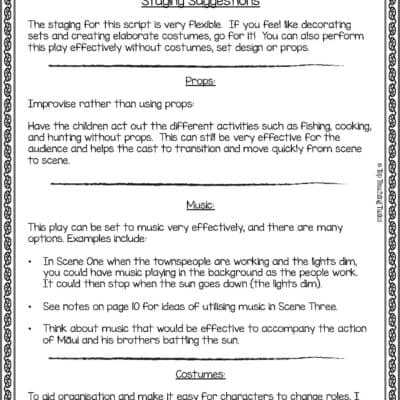 How Māui Slowed The Sun | Māori Myths and Legends Play Script - Top ...