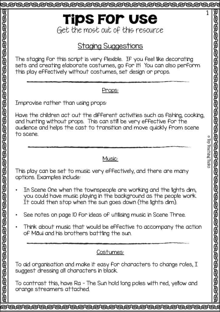 How Māui Slowed The Sun | Māori Myths and Legends Play Script - Top ...