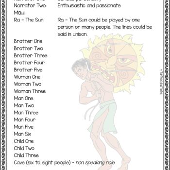 How Māui Slowed The Sun | Māori Myths and Legends Play Script - Top ...