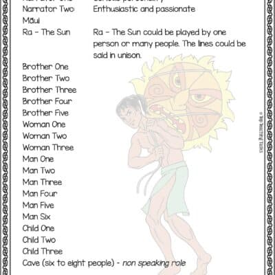 How Māui Slowed The Sun | Māori Myths and Legends Play Script - Top ...