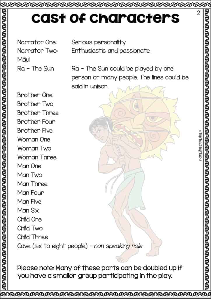 How Māui Slowed The Sun | Māori Myths and Legends Play Script - Top ...