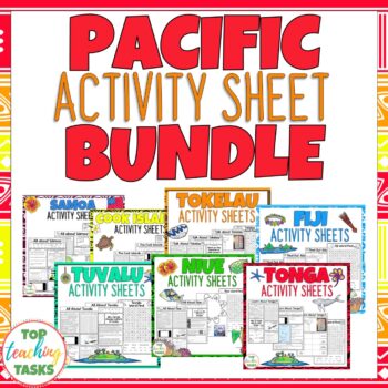 Pacific Islands Reading and Writing Activities BUNDLE - Top Teaching Tasks