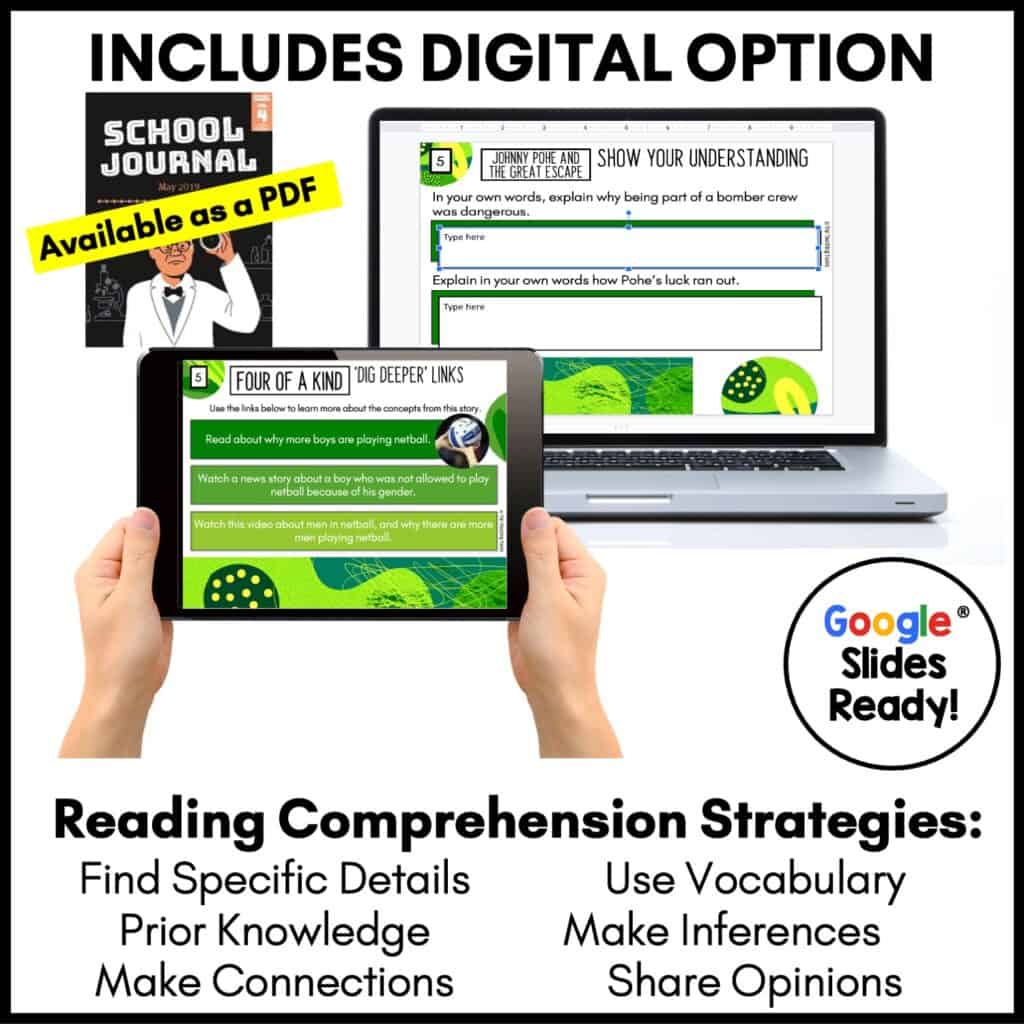 NZ School Journal Level 4 May 2019 Activities - Top Teaching Tasks