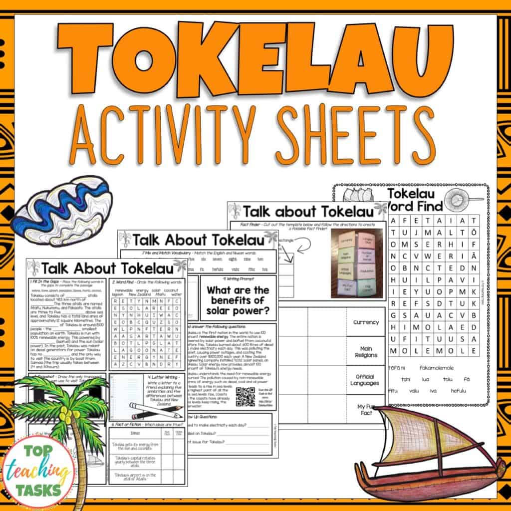 Pacific Islands Reading, Writing, Language Activities BUNDLE - Top ...