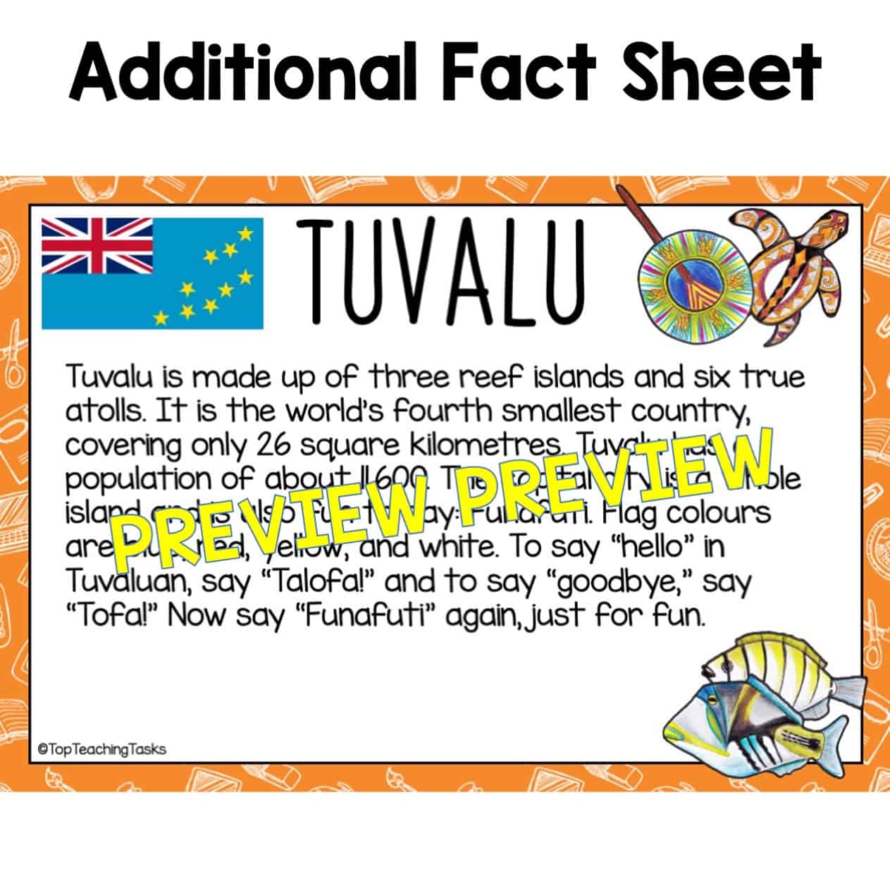 Tuvalu Reading and Writing Activities | Pacific Islands - Top Teaching ...
