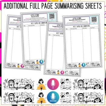 Active Listening: Podcasts Variety Pack Volume One - Top Teaching Tasks