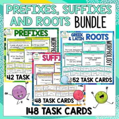 Root Words, Prefixes, and Suffixes Mega Bundle | Morphology - Top ...