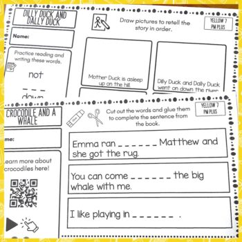 Yellow Level 7 PM Readers Follow Up Activities - Top Teaching Tasks