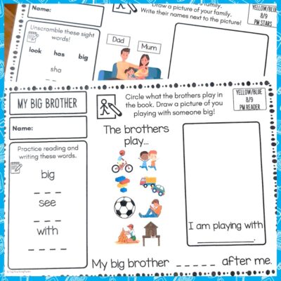 Yellow/Blue Level 8/9 PM Readers Follow Up Activities - Top Teaching Tasks