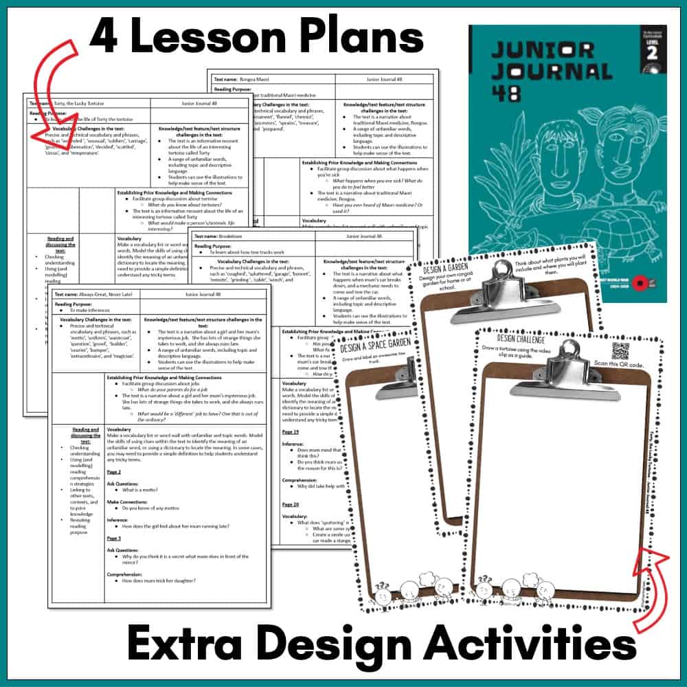 NZ Junior Journal 48 Activities and Lesson Plans | Print and Digital ...